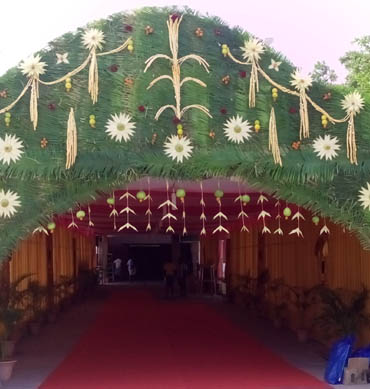 Pandhal Decoration Gallery | Flower Decorators in Karur