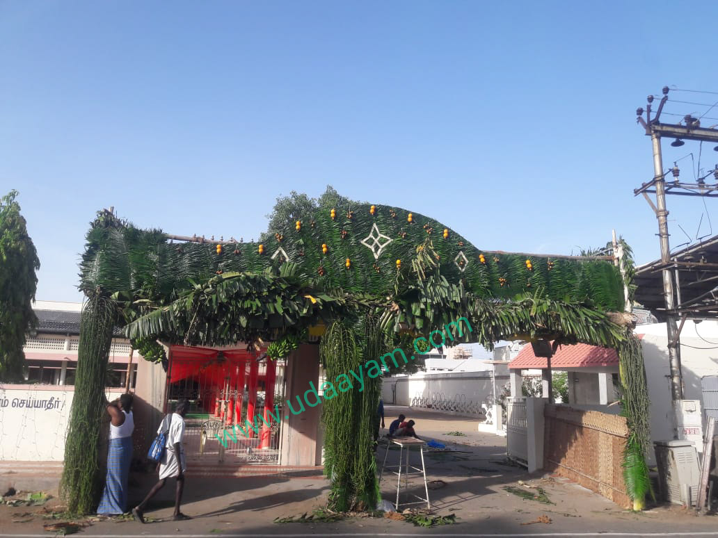 Pandhal Decoration Gallery | Flower Decorators in Karur